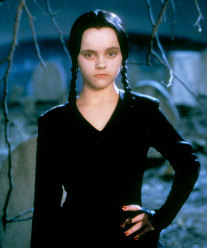 Wednesday Addams Halloween Costume Wig Dress All Black Wednesday Addams Halloween Costume Wig Dress All Black