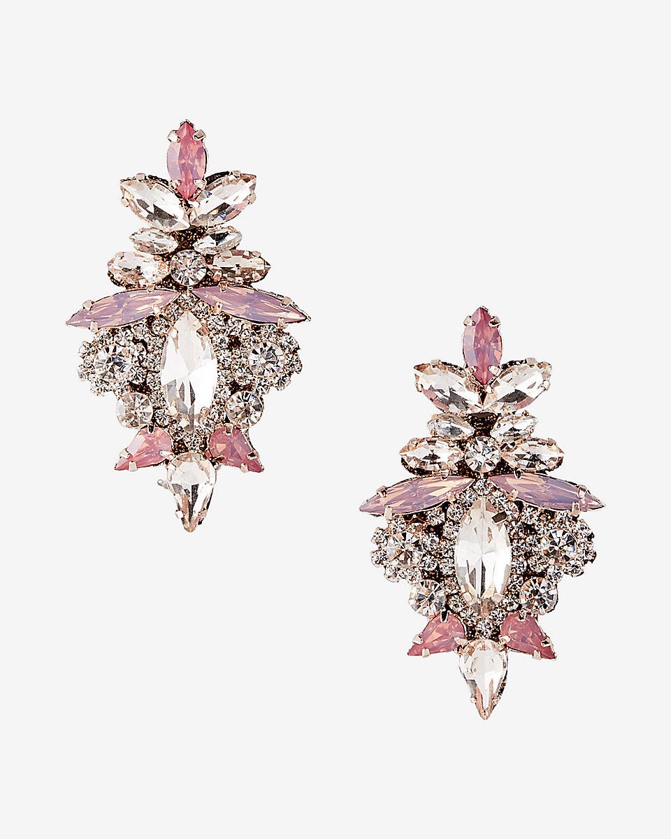 Express + Ornate Stone Earrings