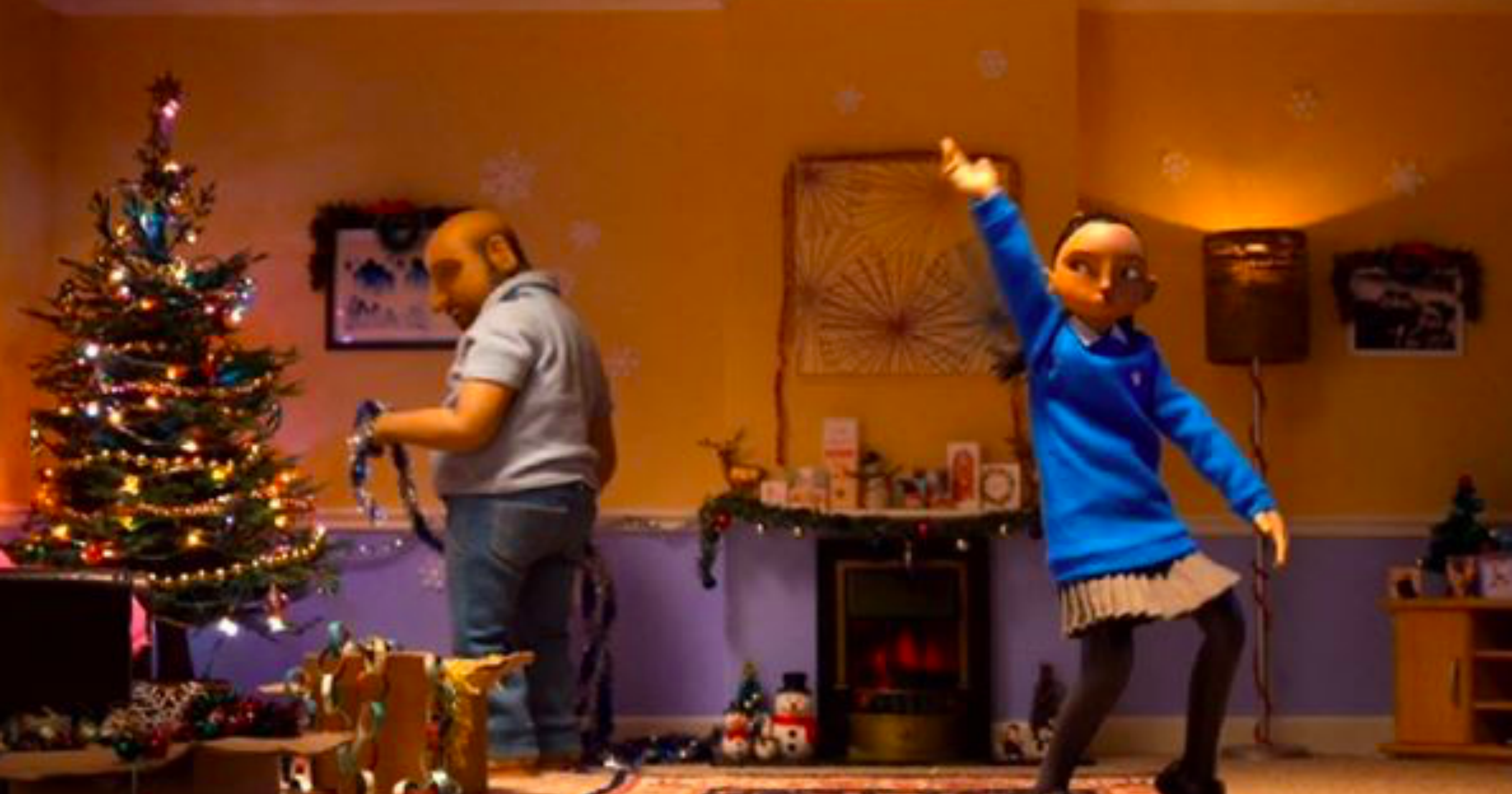 BBC One Christmas Advert Ident Film Supporting Act