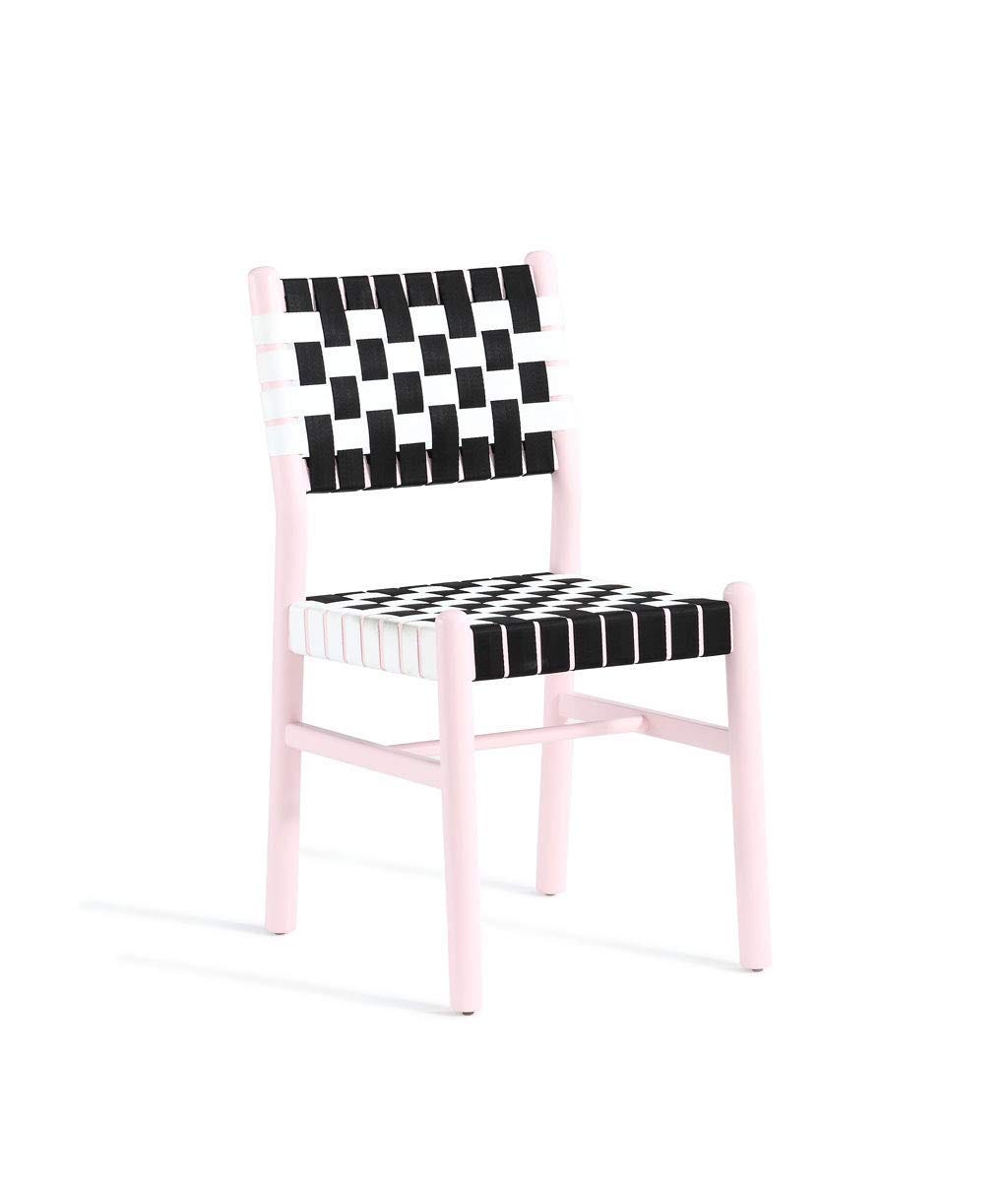 Now House by Jonathan Adler + Checkerboard Dining Chair, Pink