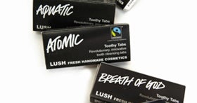 New Toothpaste-- Lush Toothy Tabs