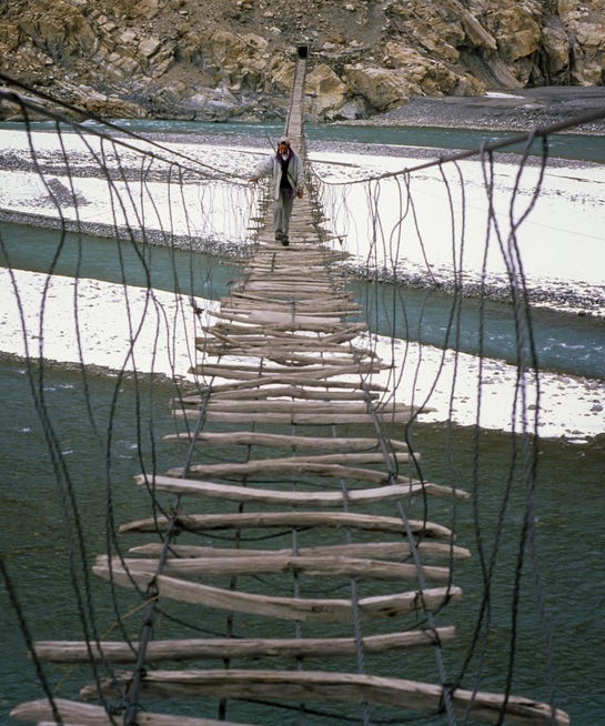 Scariest Bridges - Fear Of Heights Terrifying Bridges