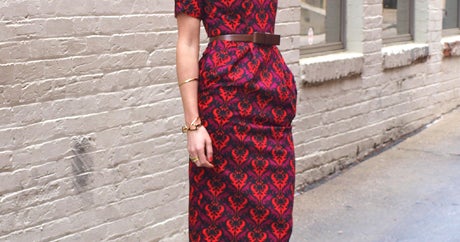 Statement Dress - Washington DC Street Style