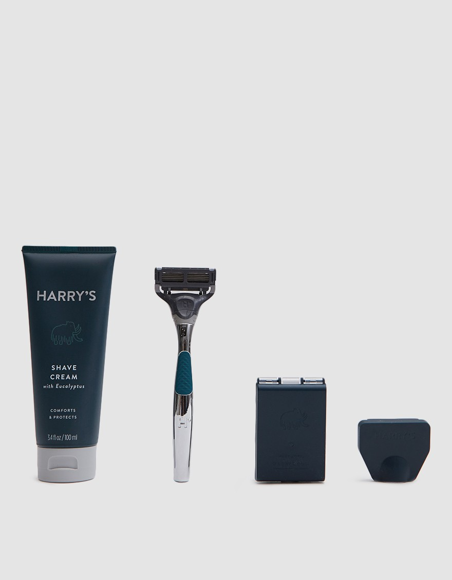 Harry's + Chrome Winston Set + Shave Cream