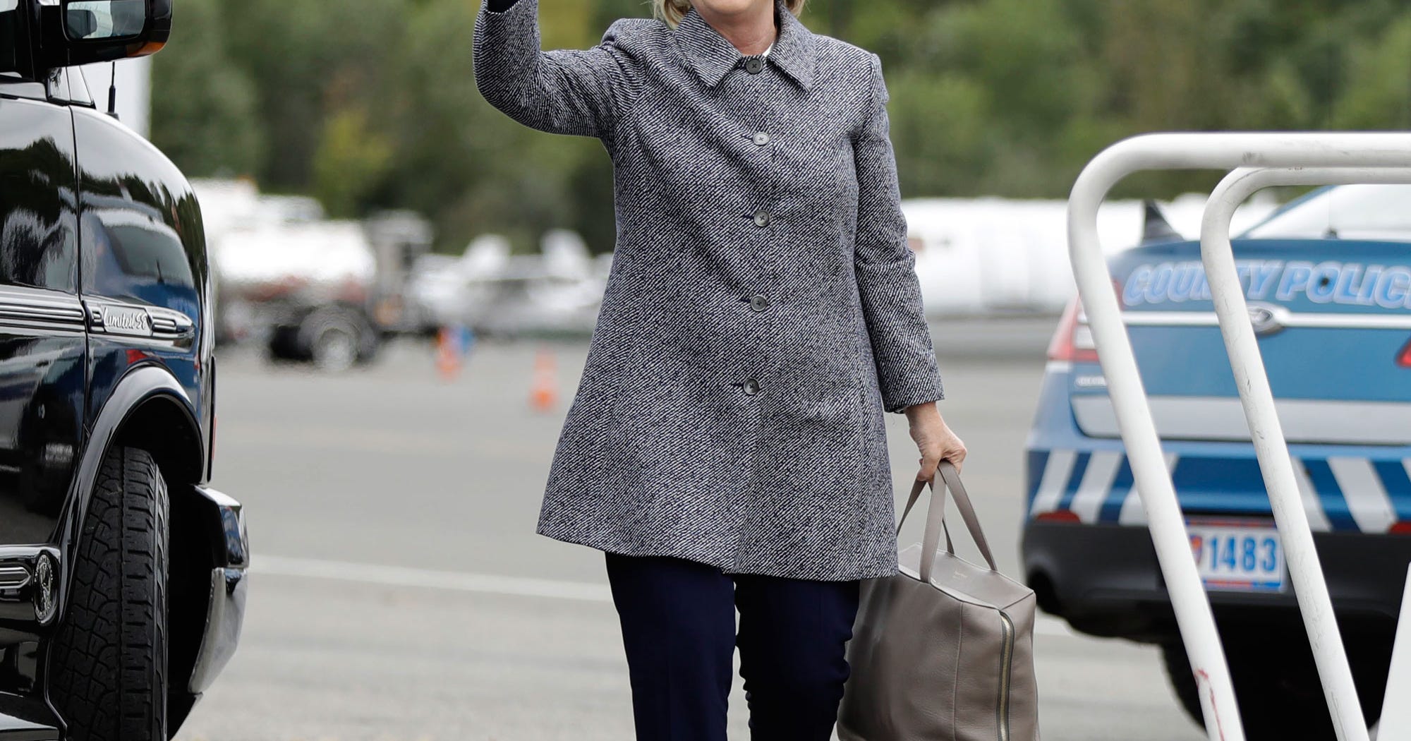 Hillary Clinton Briefcase Unisex Leather Tsatsas Bag