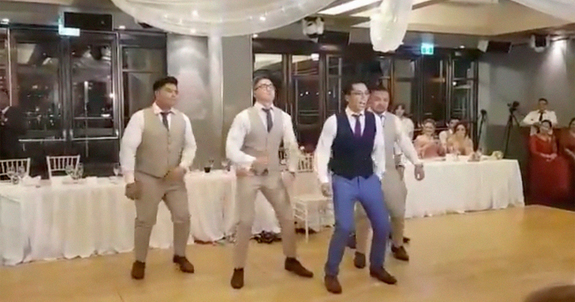 Disney Wedding Australia - Surprise Groomsmen Dance
