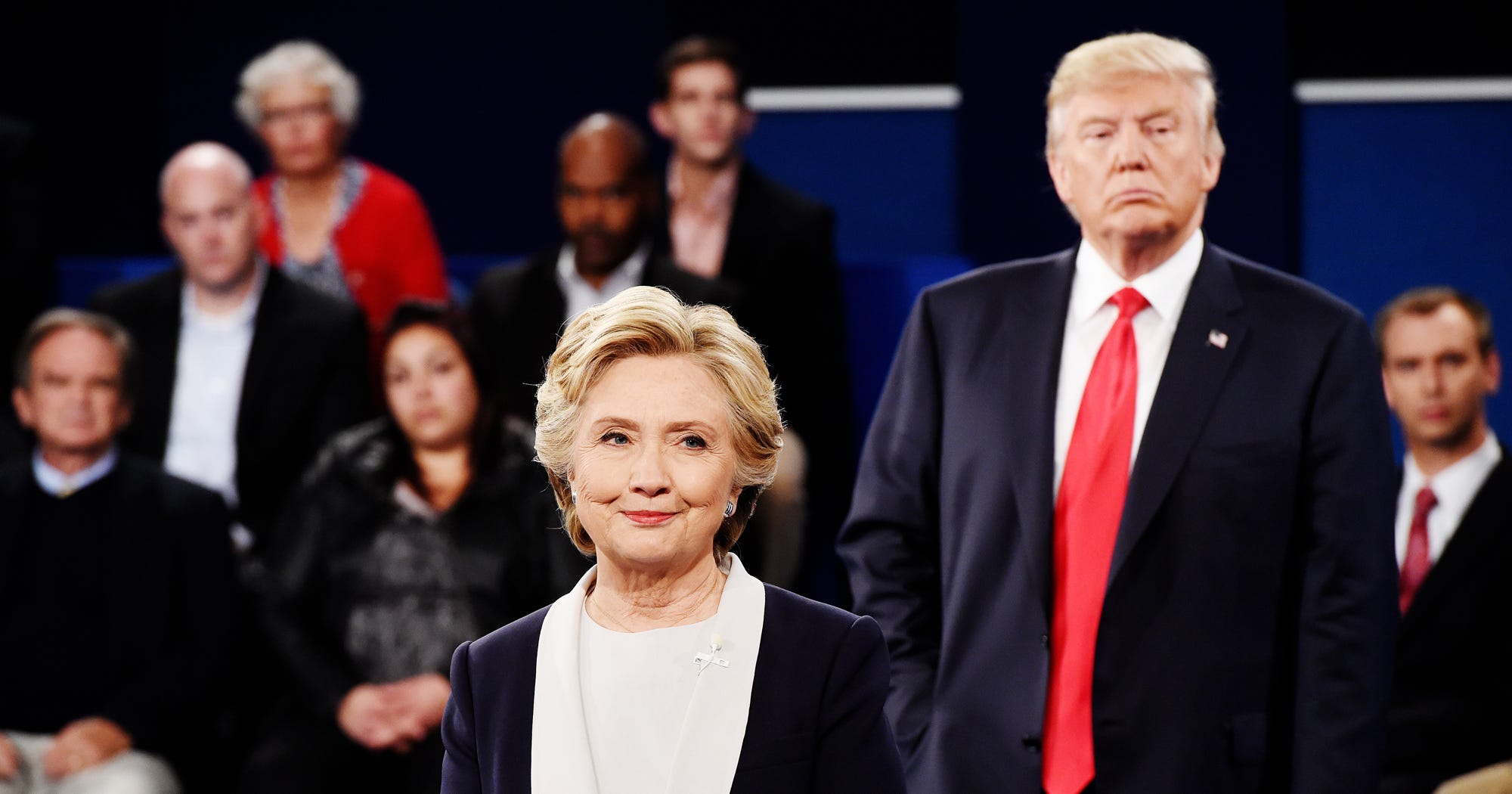 Clinton Trump Positive Qualities Presidential Debate