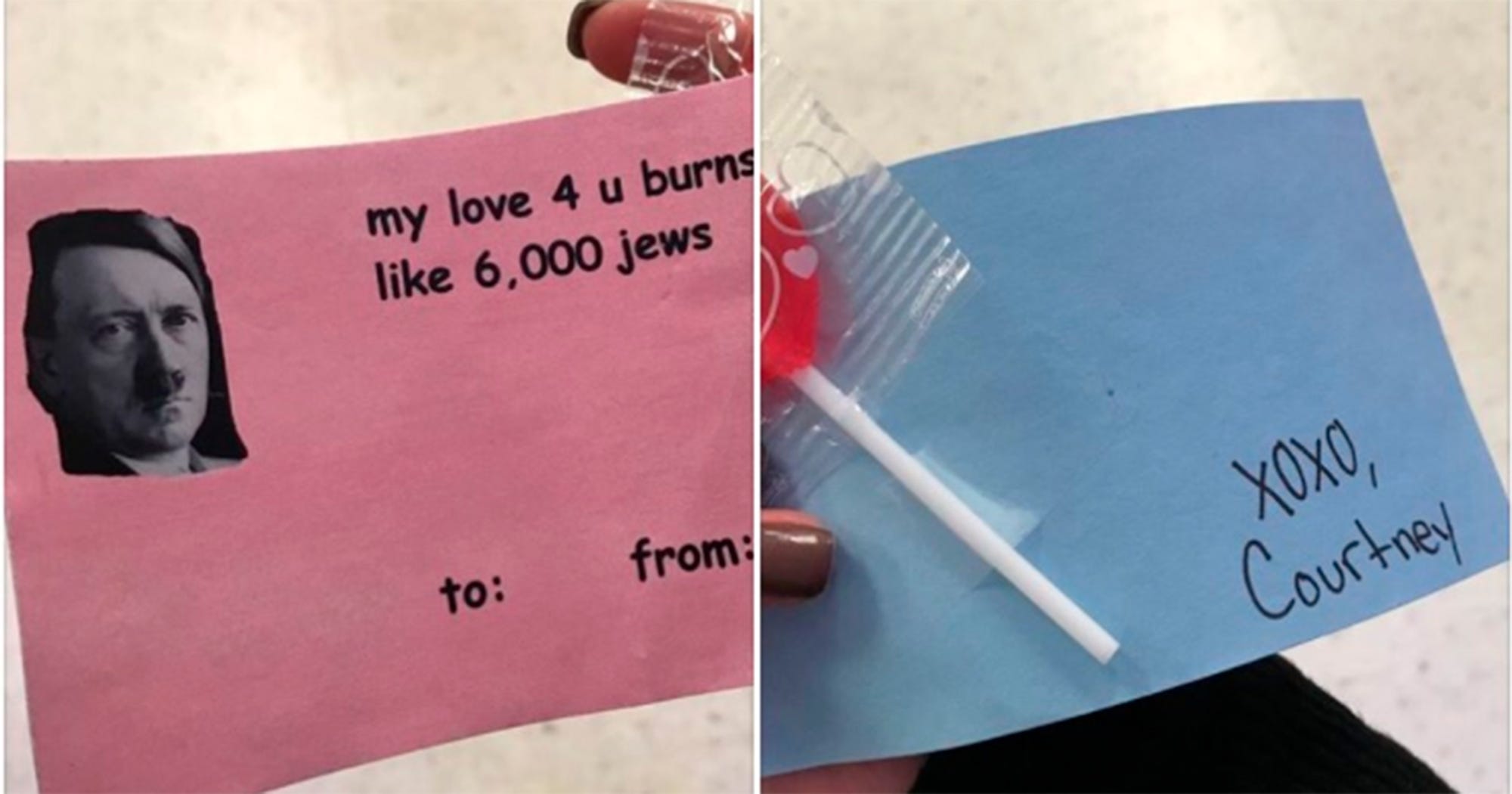 College Republican Hitler Valentines Day Card