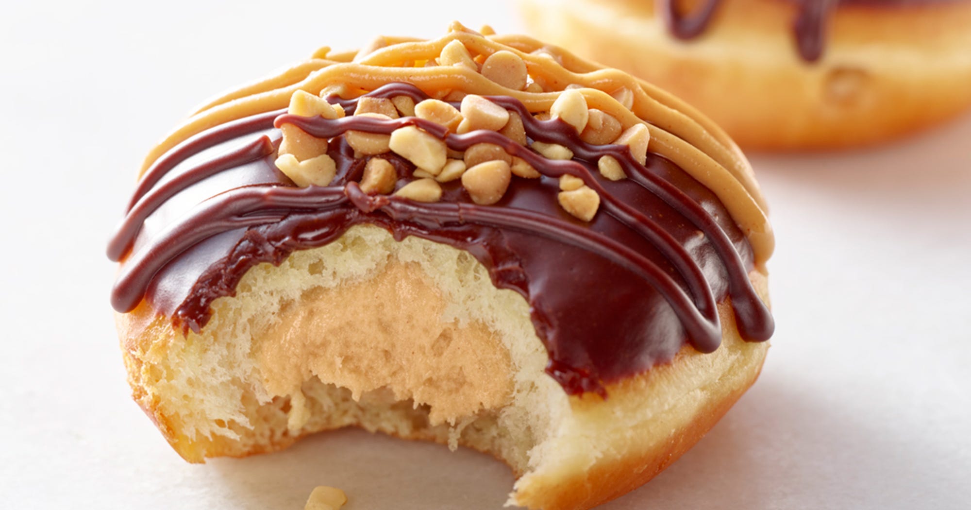 New Krispy Kreme Reeses Peanut Butter Doughnut