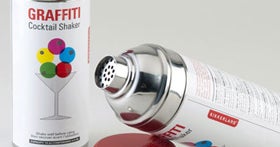 We Love The Graffiti Cocktail Shaker!