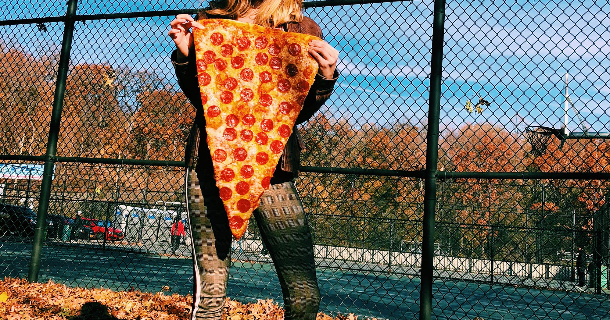 Making Pizza, NY Biggest Super Slice - Lucie For Hire