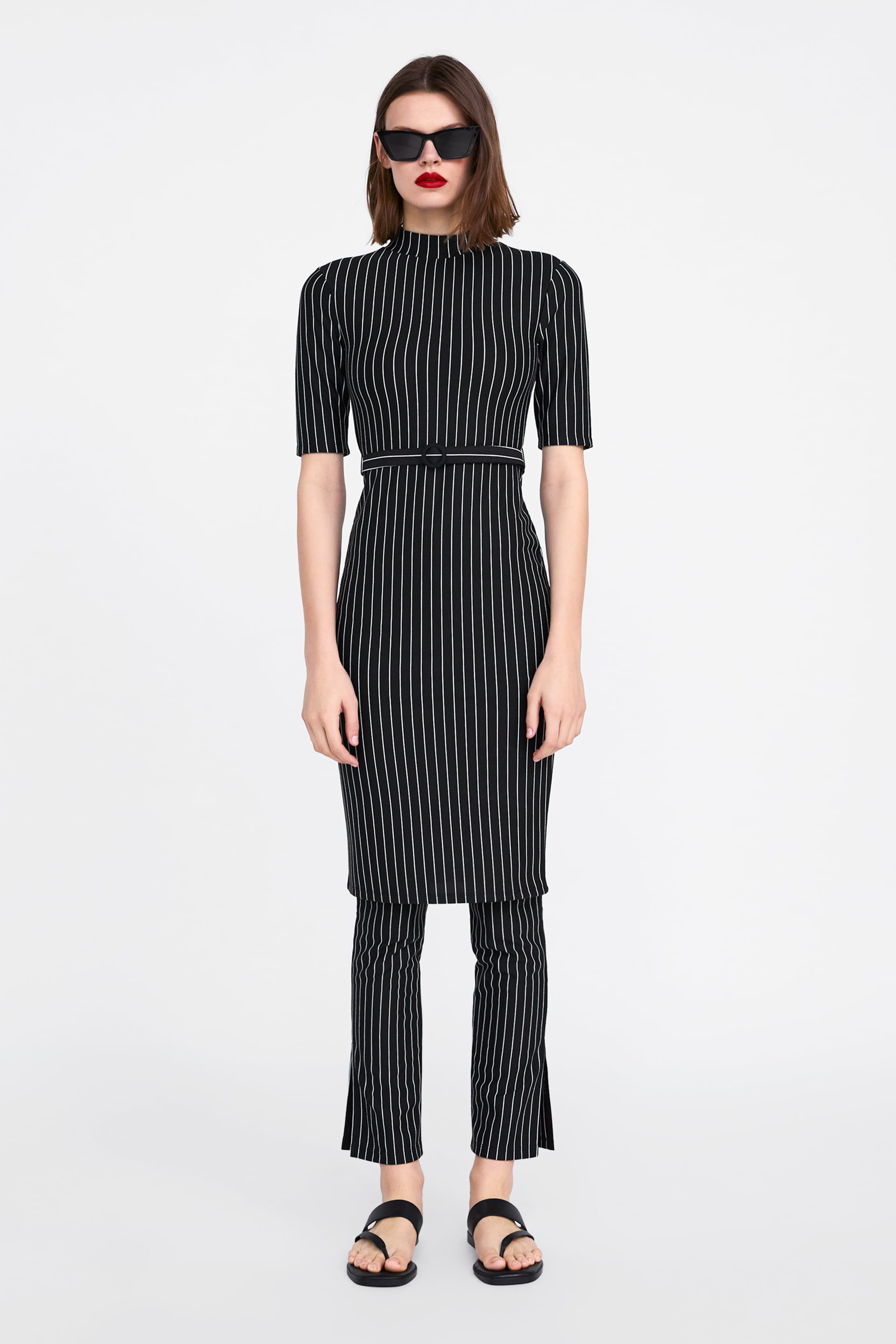 Zara + Striped Pants