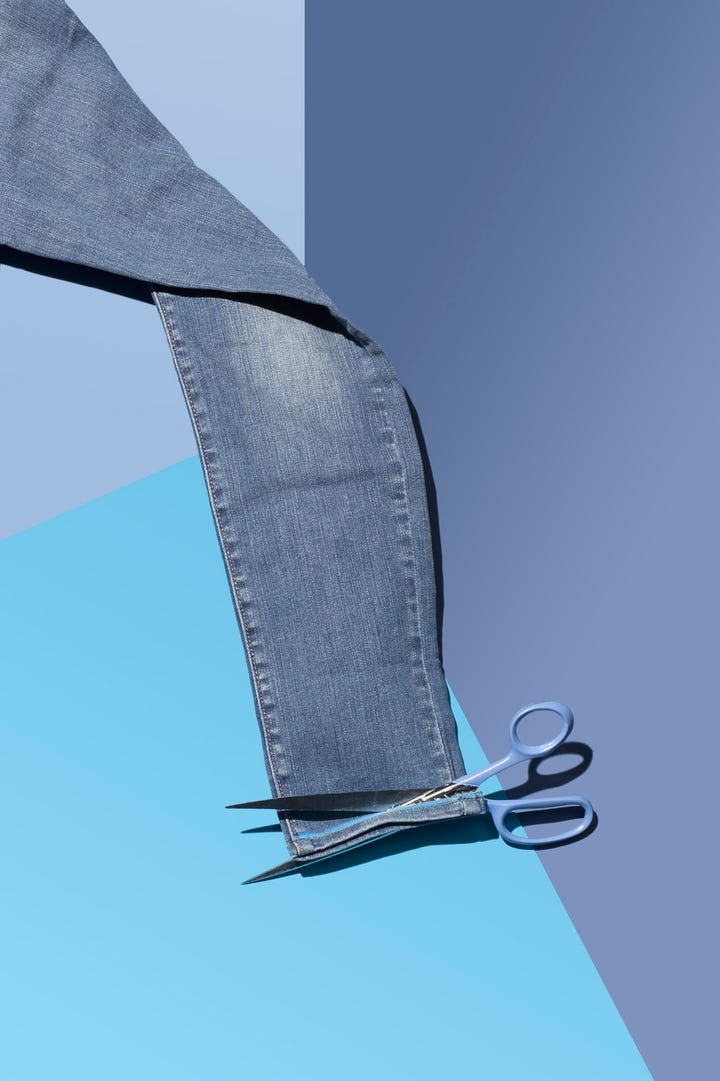 Frayed Hem Jeans- DIY Denim