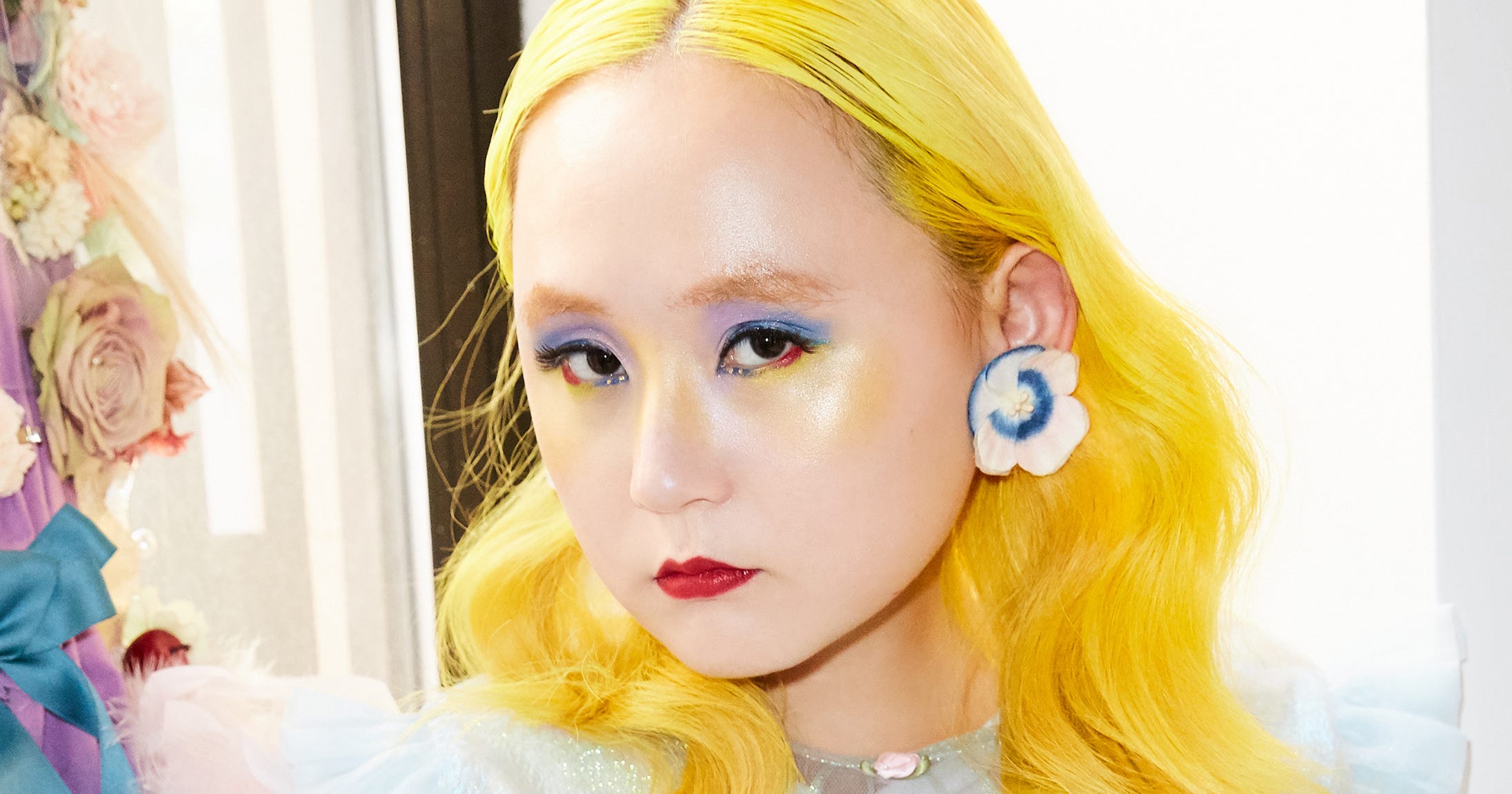 Alice Longyu Gao - Bold Colorful Makeup Importance