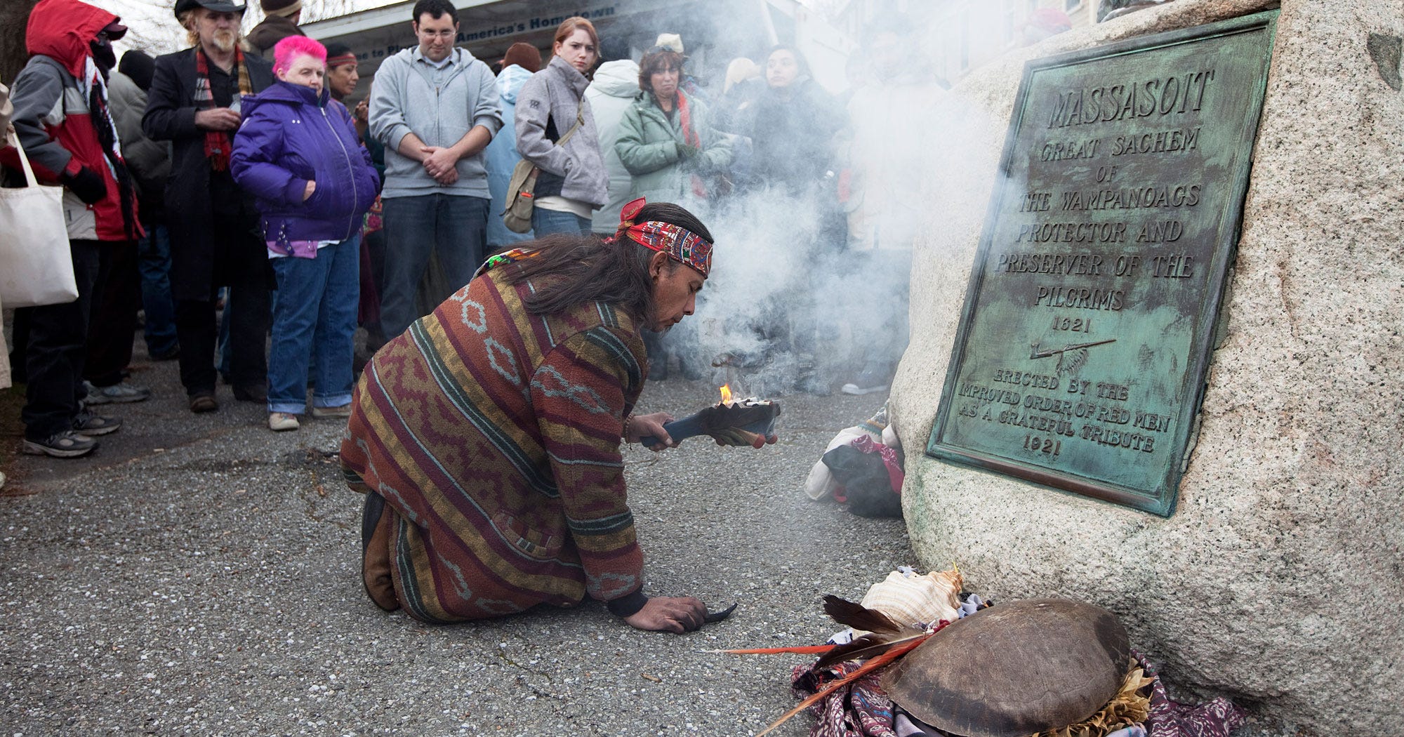 Thanksgiving Protest Native Americans Day Of Mourning