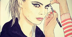 Cara Delevingne Coloring Book