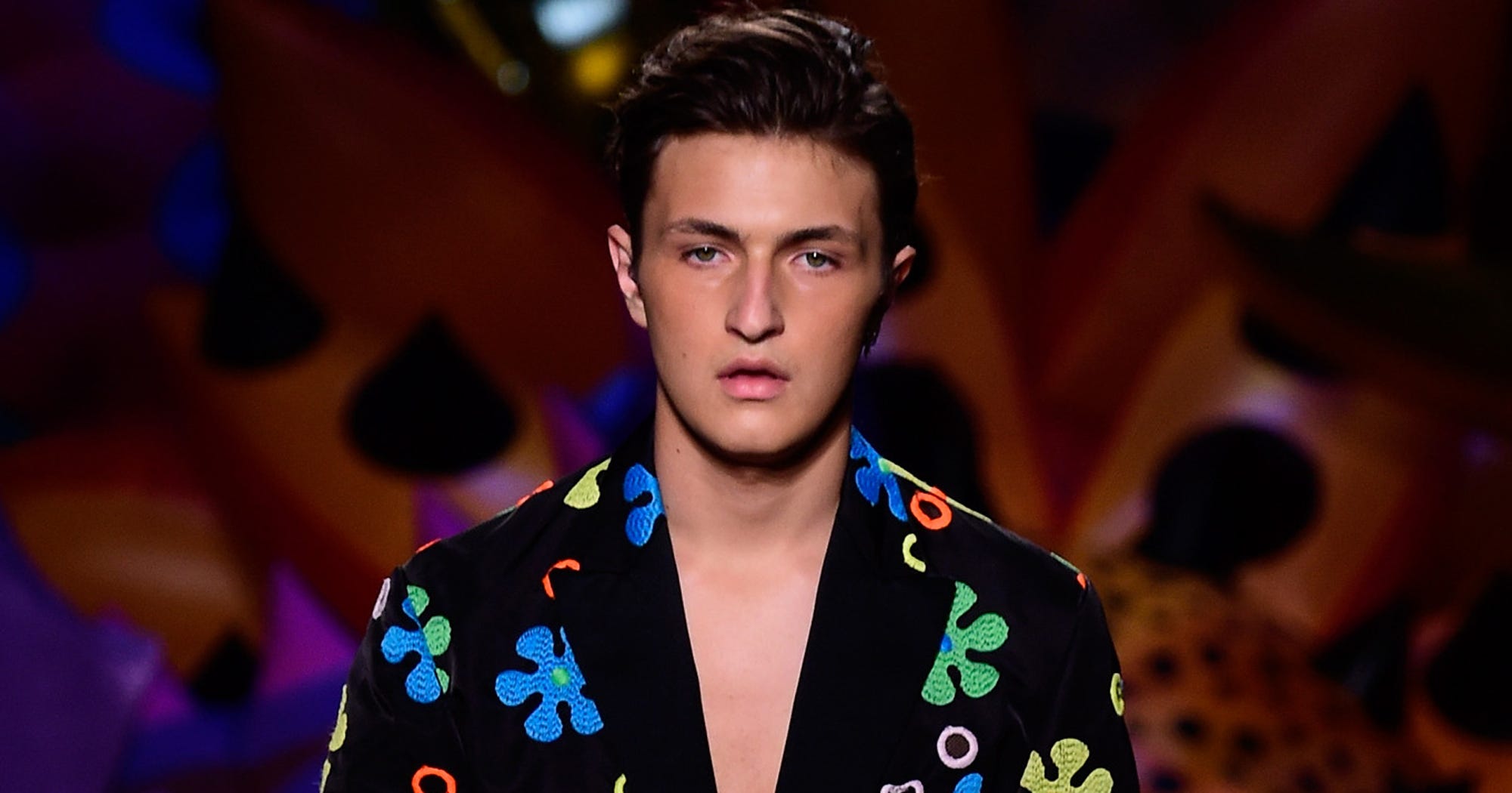 Anwar Hadid Hugo Boss Collection Modeling Photos