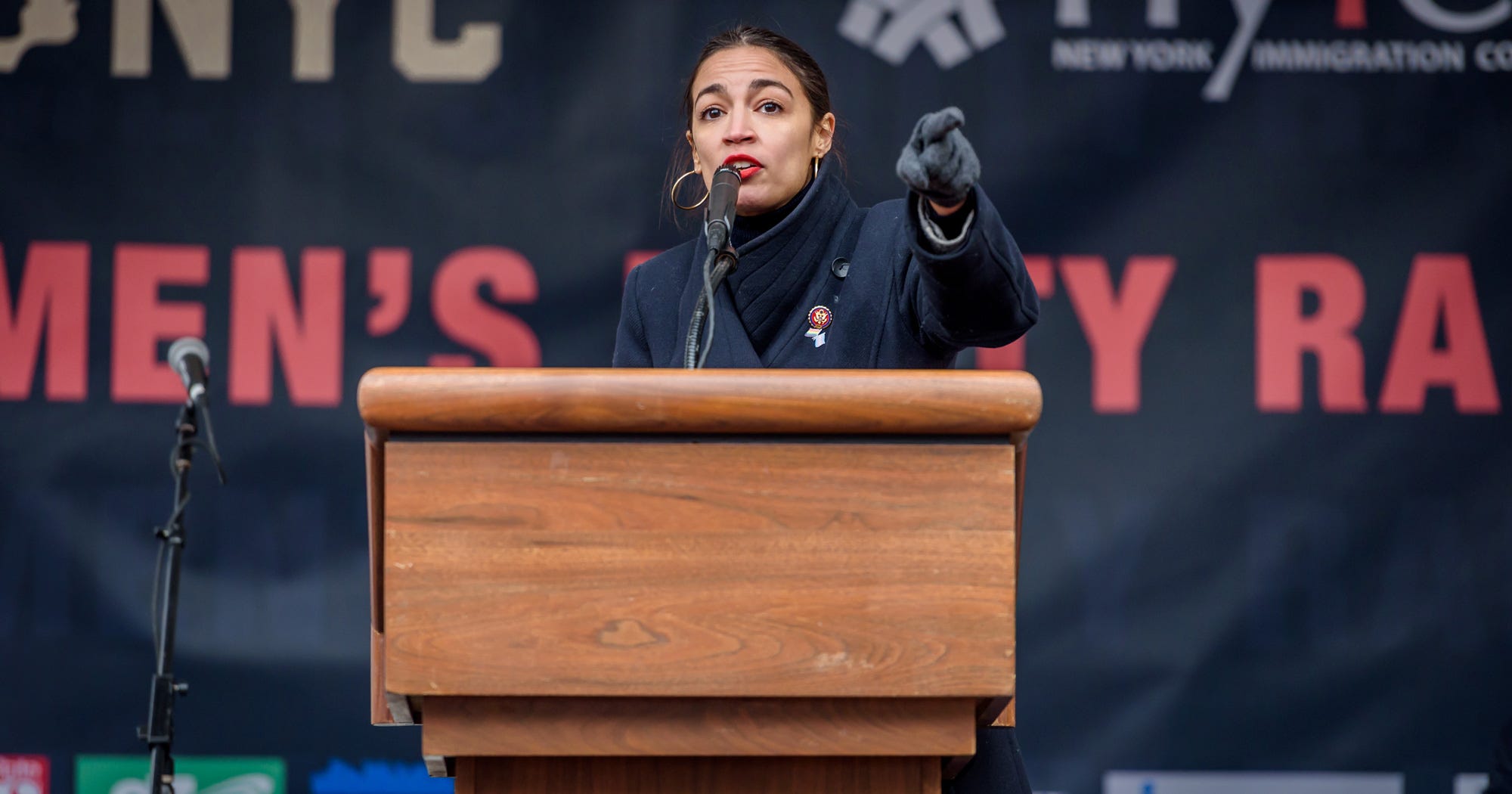 Alexandria Ocasio-Cortez Speaks At 2019 Women's March