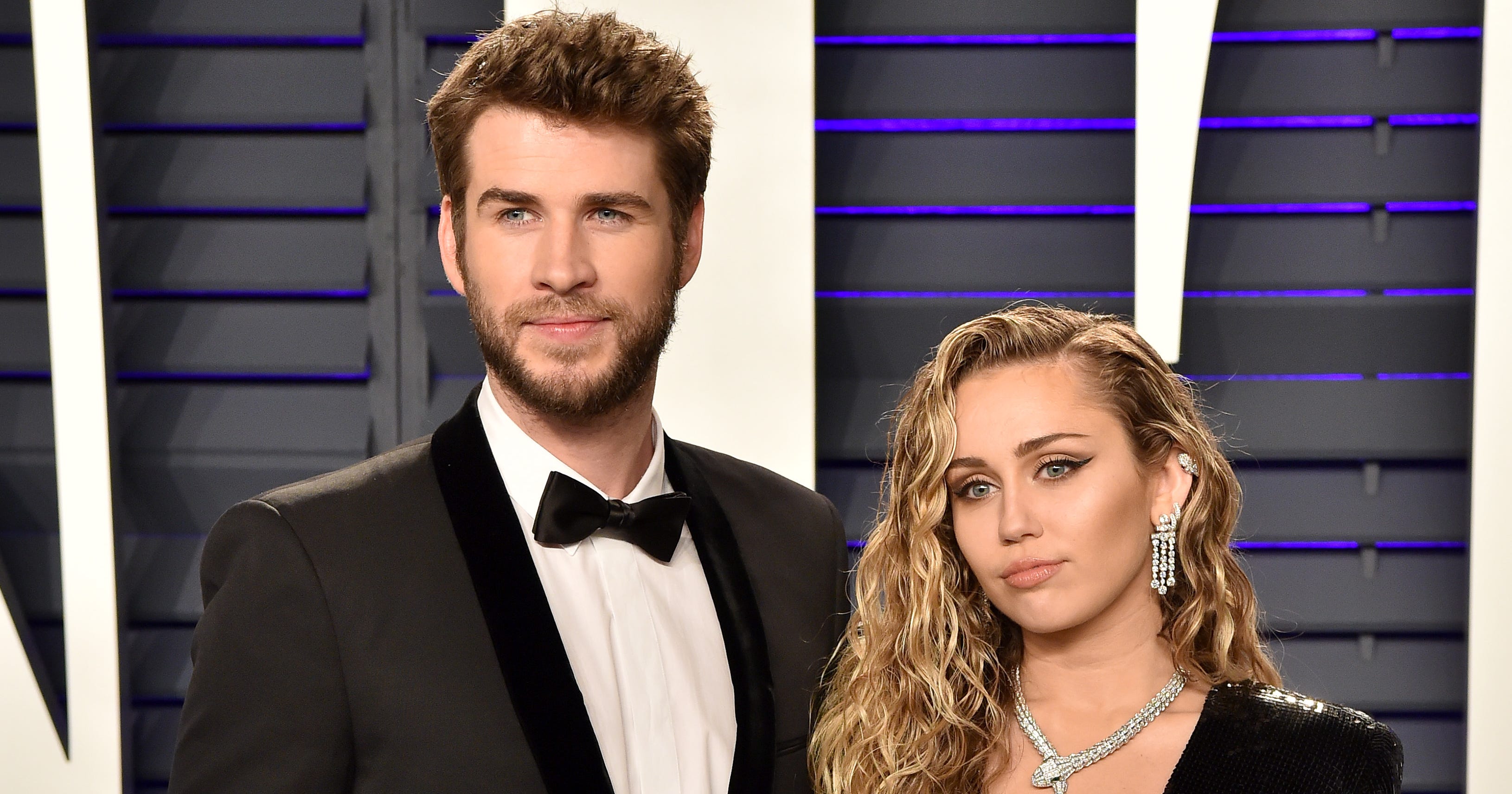 Miley Cyrus & Liam Hemsworth Oscars Vanity Fair Party