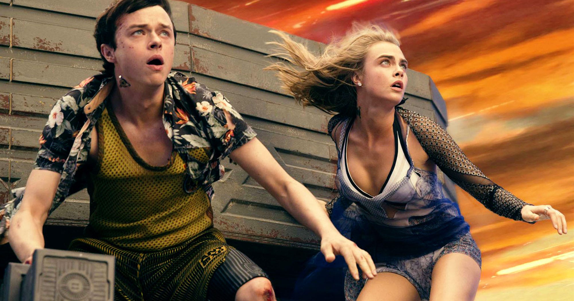 Valerian Movie Cara Delevingne Laureline Alien Scene