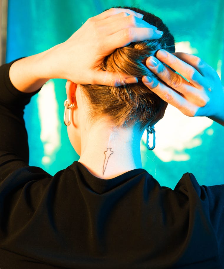 Carrie Underwood Back Tattoo