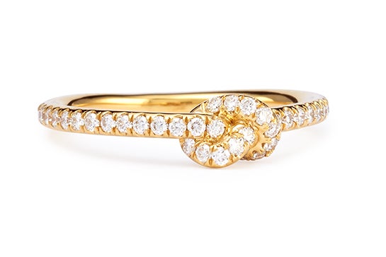 Neiman Marcus + Stackable Diamond Knot Ring