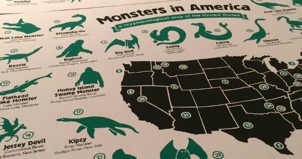 A Map of Monsters In America