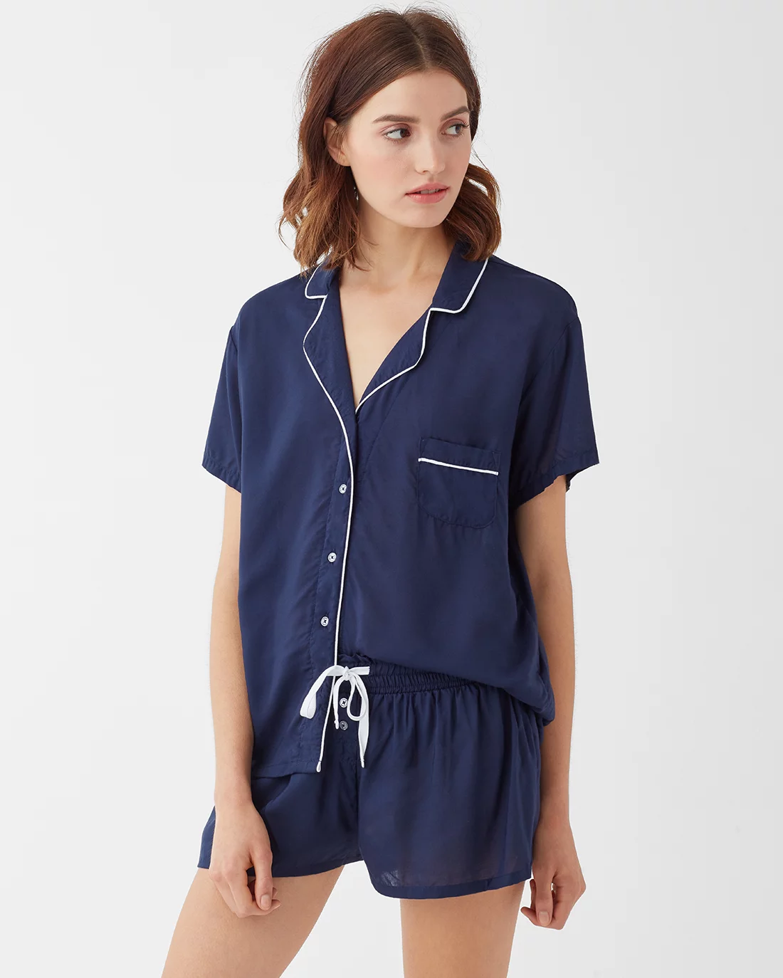 Splendid + Woven PJ Short Set