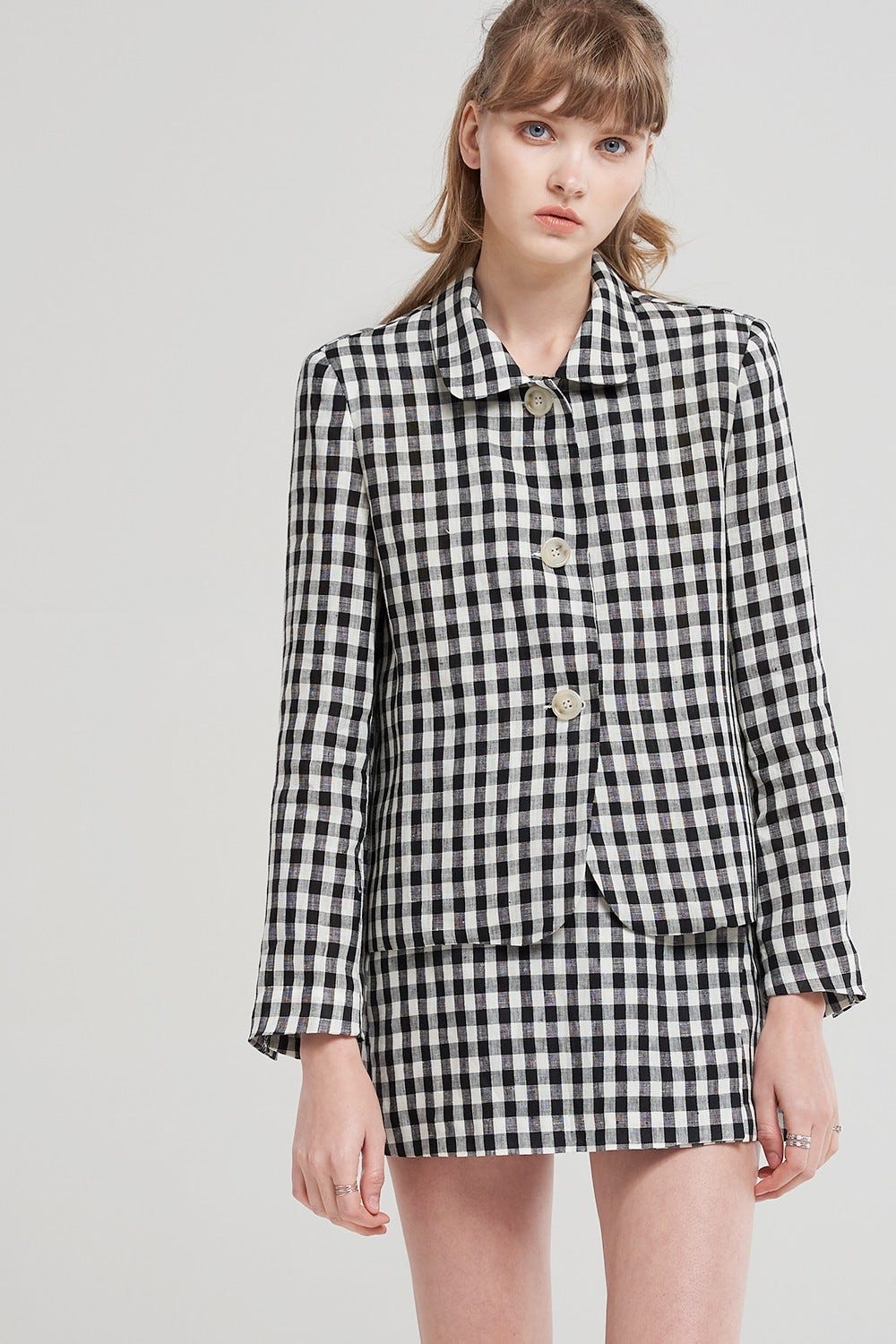 Storets + Cheyenne Checked Twig Jacket