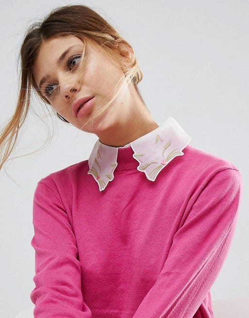 ASOS + Cat Face Collar