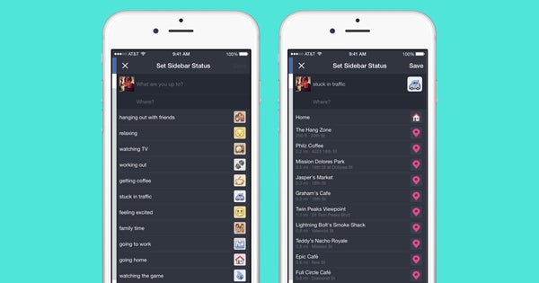 Facebook Away Message Feature Sidebar Status
