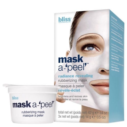 Bliss + Bliss Mask a-‘Peel’ Radiance Revealing Rubberizing Mask
