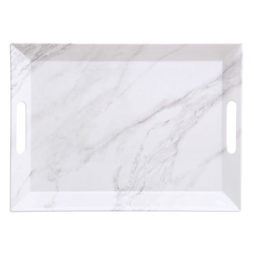 Better Homes & Gardens + Marble Melamine Rectangle Tray