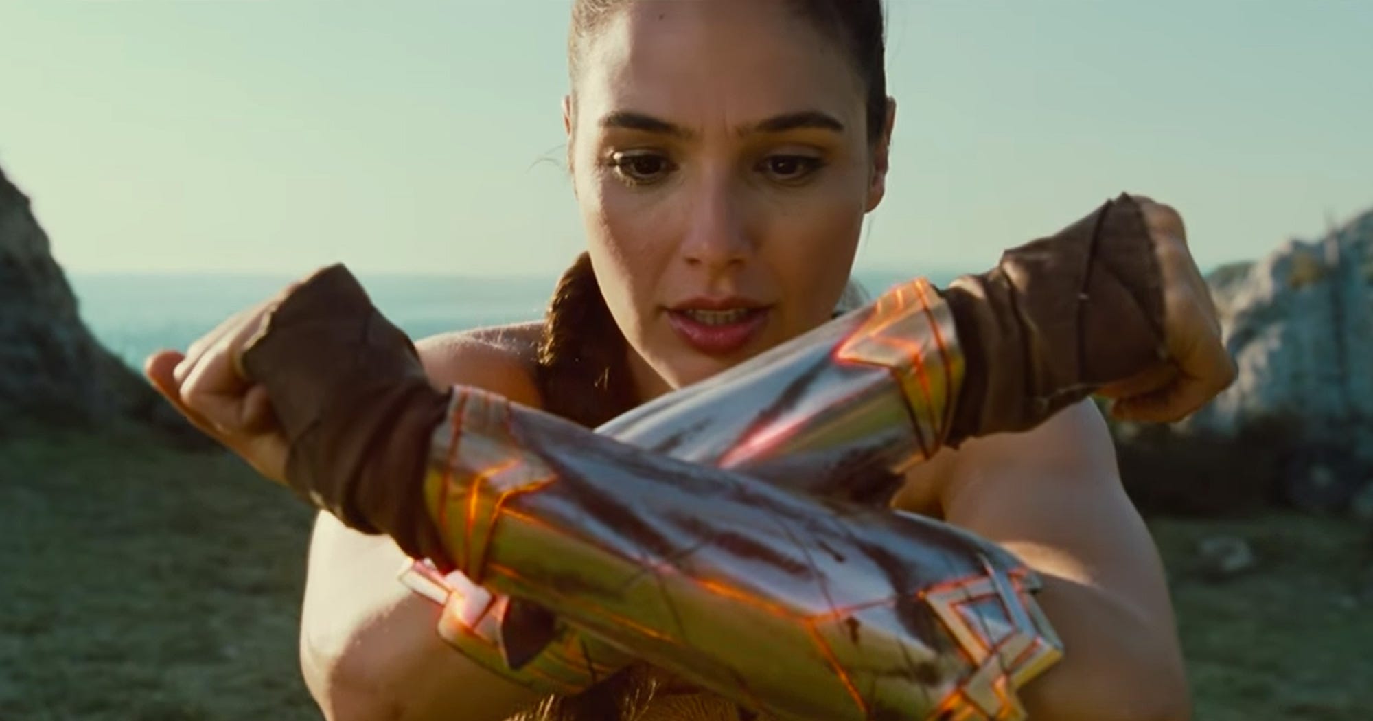 Wonder Woman Trailer Braid Gal Gadot