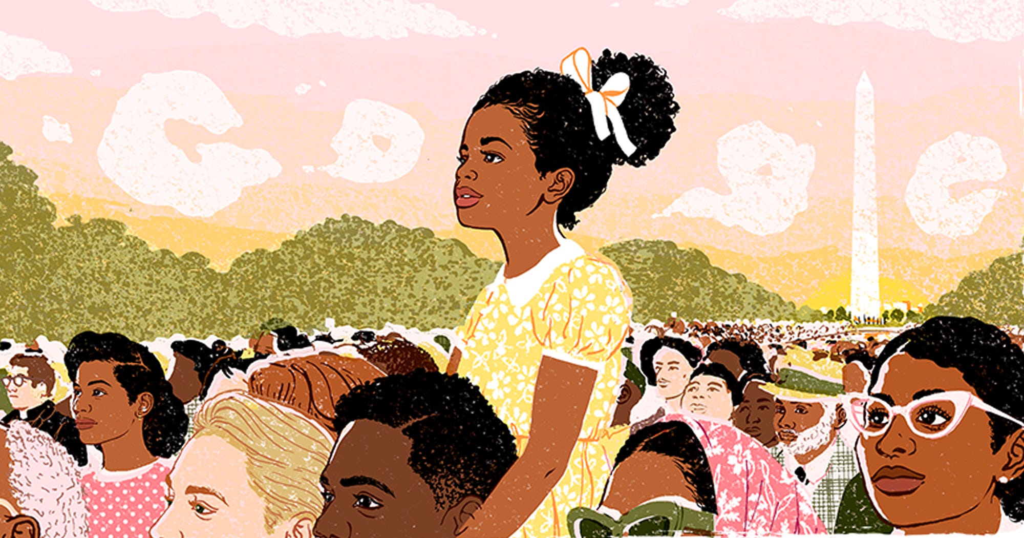 Google Doodle Art Cannaday Chapman MLK Day 2018