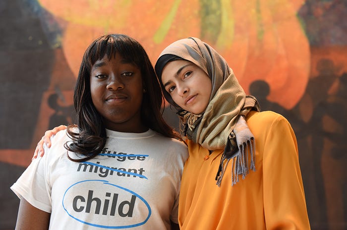 Girl Refugees Teen Advocates UN Child Rights Ireland