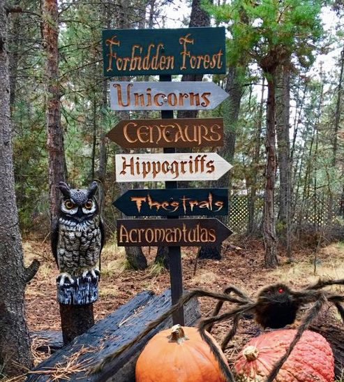 Etsy + Harry Potter Forbidden Forrest Sign
