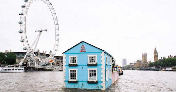Airbnb Stunt — London Floating House