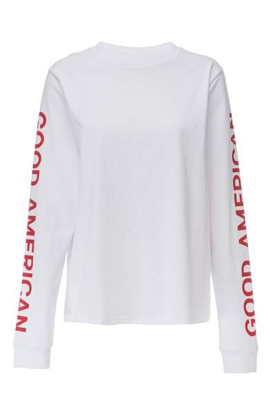 Good American + Goodies Graphic Long Sleeve Tee