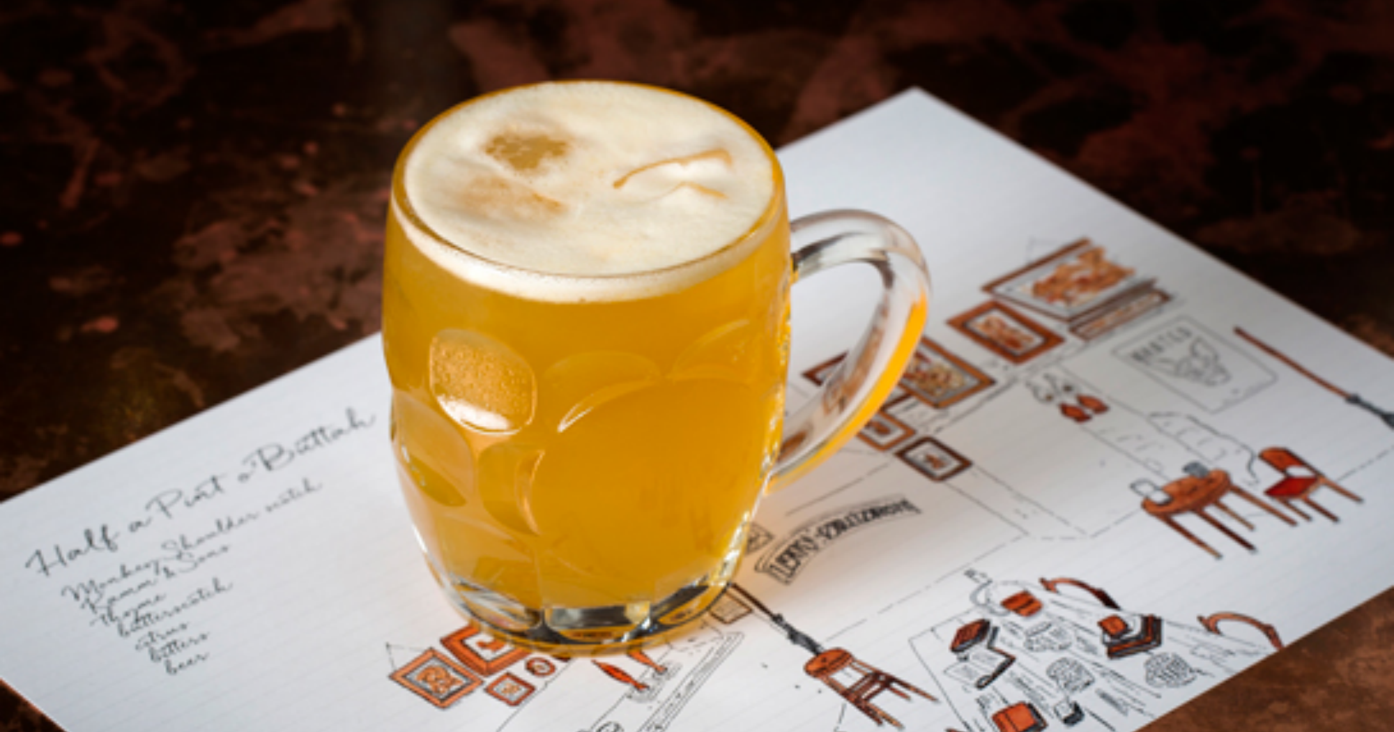 Harry Potter Butterbeer Cocktail - London Blind Pig Bar