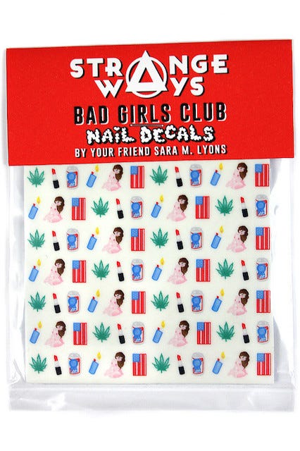 Sara M. Lyons + Bad Girls Club Nail Decals
