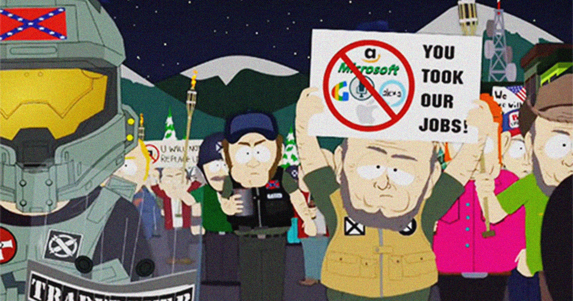 South Park Season 21 Premiere Charlottesville Protest