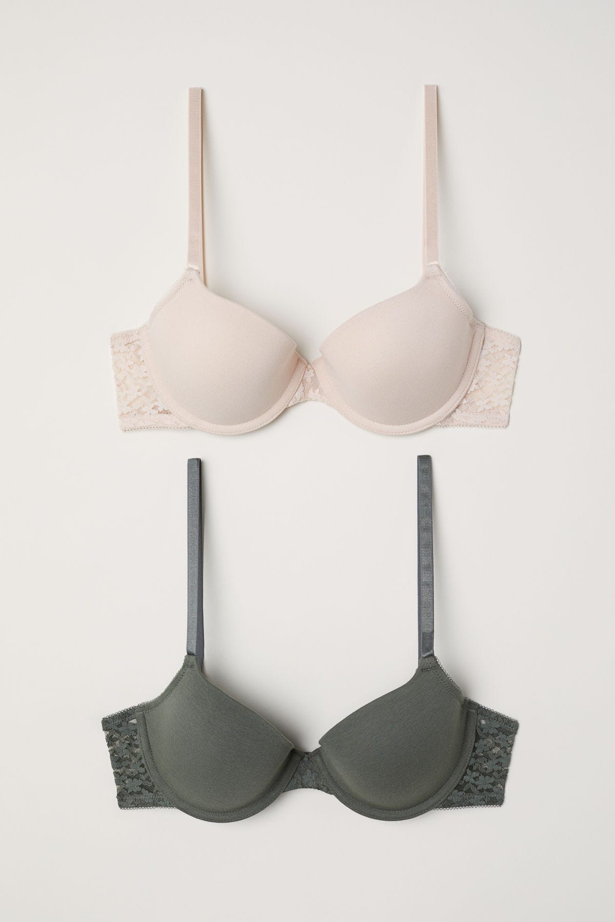 H&M + 2-pack Padded Cotton Bras