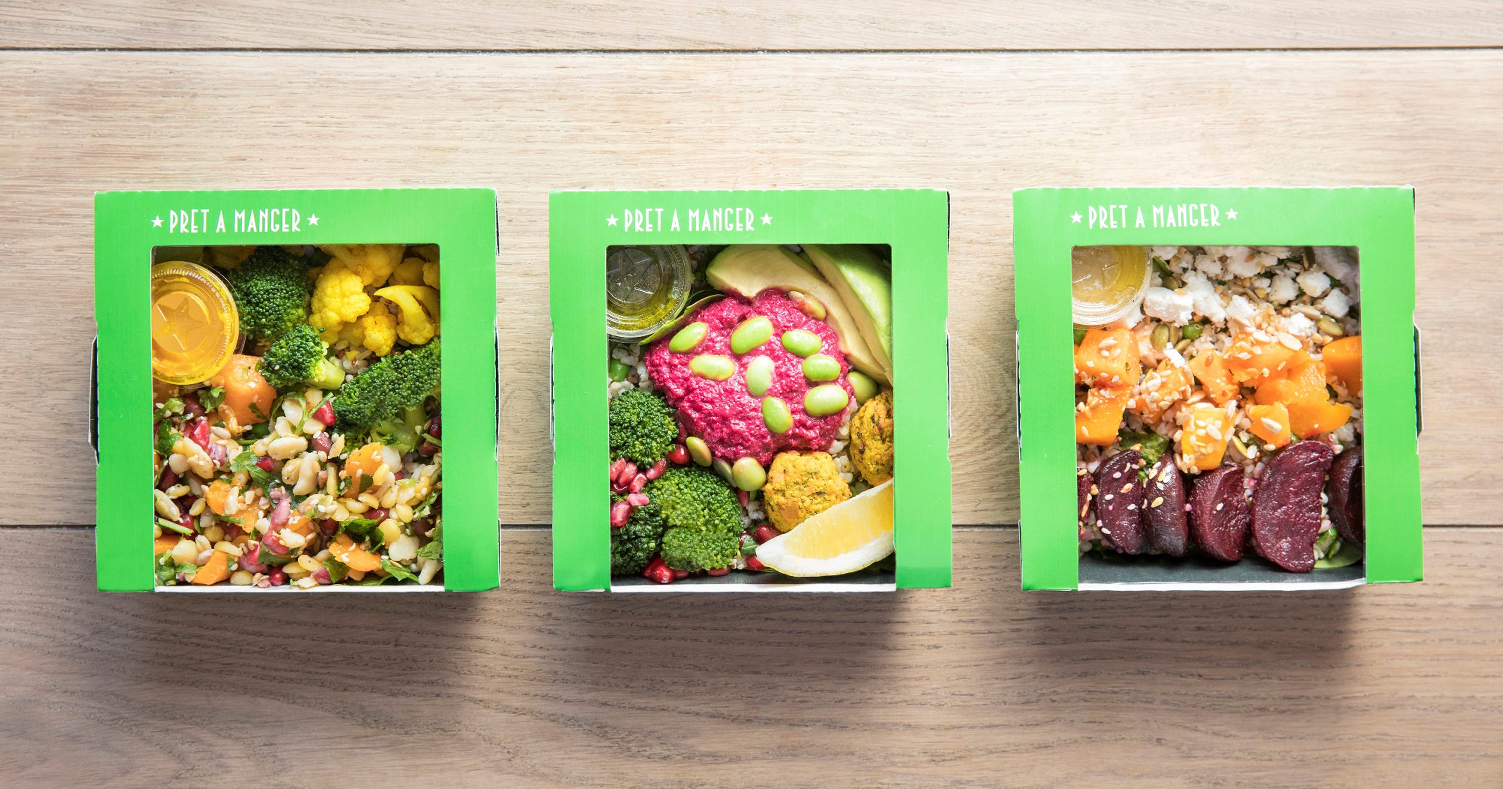 Pret New Veggie Spring Menu 2017