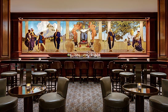 Classic Bar Design New York Old Town Bar New York Hi Res Stock