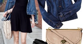 How To Wear Dark Clothing - Black And Blue Outfits