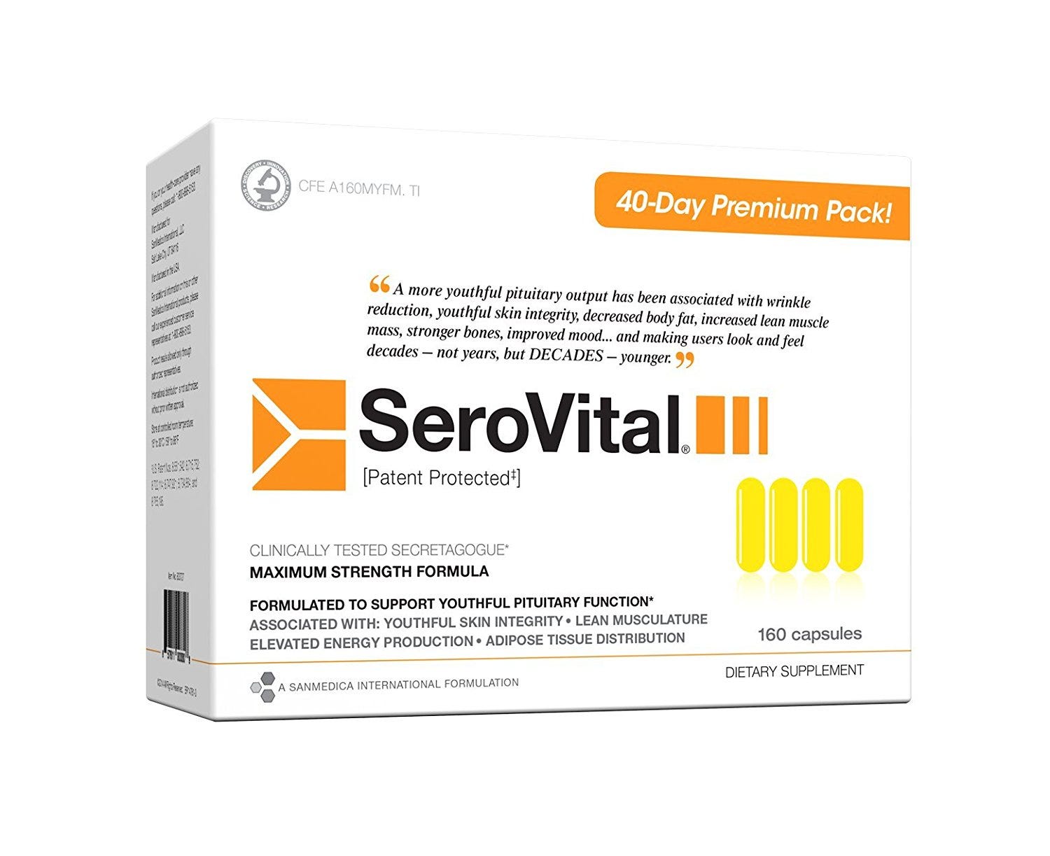 Serovital + hgh Dietary Supplement