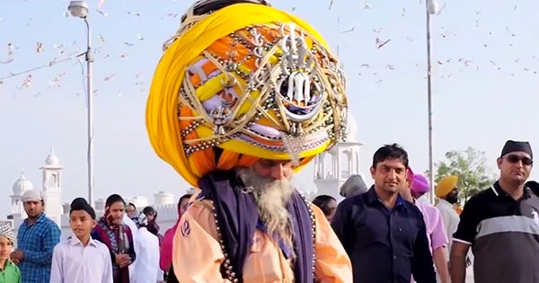 How To Tie A Sikh Turban - Largest Dastaar