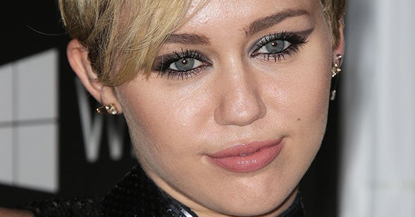 Miley Cyrus Pink Armpit Hair Dye