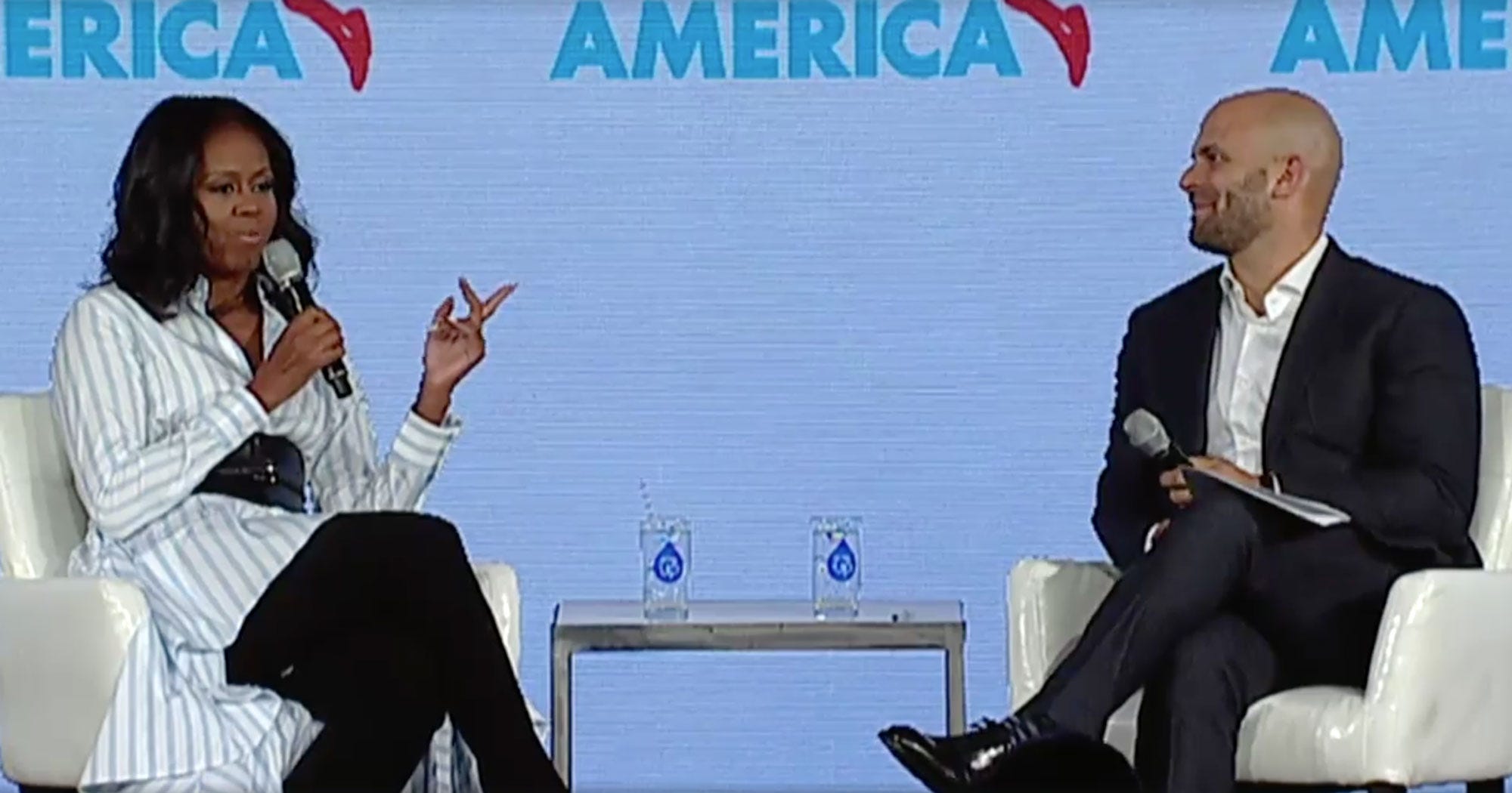 Michelle Obama Health Eating Live Stream Food Companies